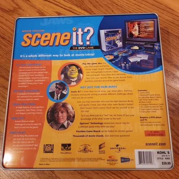 Screenlife | Games | Scene It The Movie Dvd Game | Poshmark
